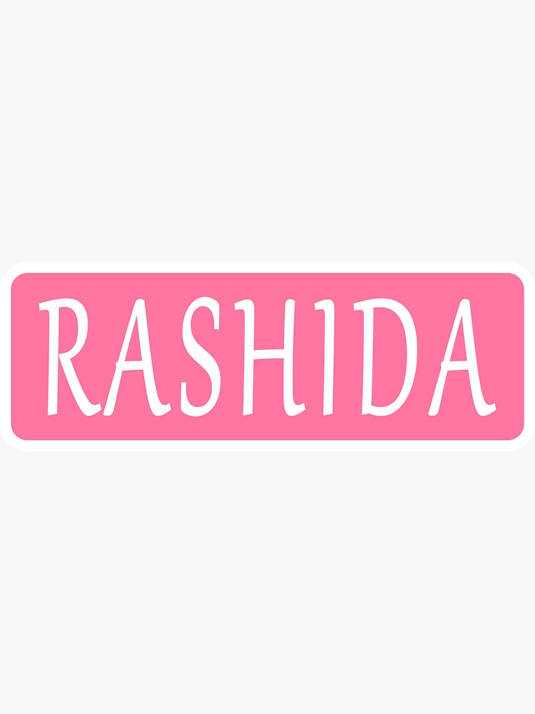 Rashida Name Logo