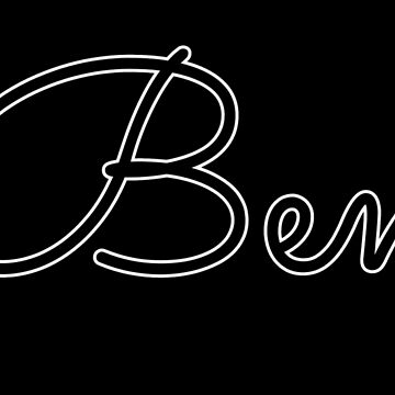 "Writing Ben Name Label (Black)" Sticker for Sale by NormadWorld ...