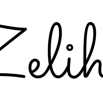 "Writing Zeliha Name Label " Sticker for Sale by NormadWorld | Redbubble