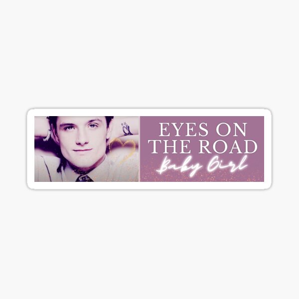 "Josh Hutcherson Baby Girl Whistle Bumper Sticker" Sticker for Sale by ...