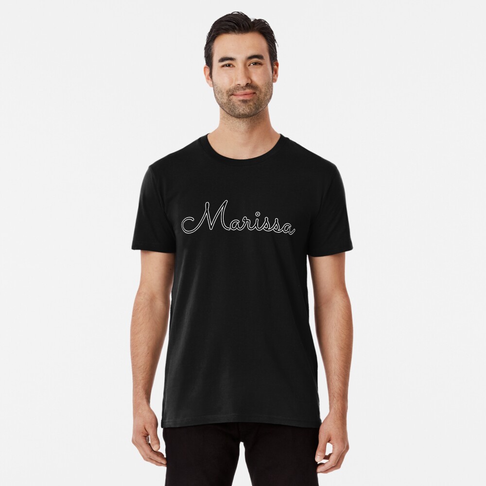"Writing Marissa Name Label (Black)" Sticker for Sale by NormadWorld ...