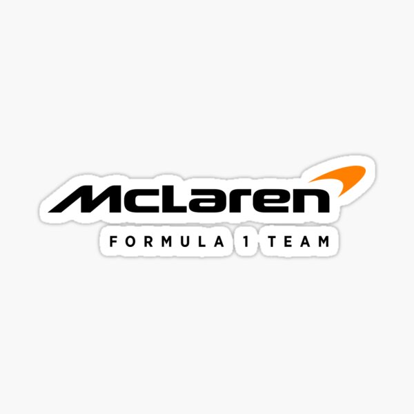 "McLaren Formula 1 Team Logo" Sticker for Sale by NOR-Markys | Redbubble