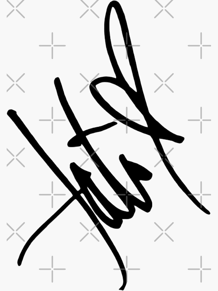 "Tate McRae Autograph" Sticker for Sale by arrivalpr | Redbubble