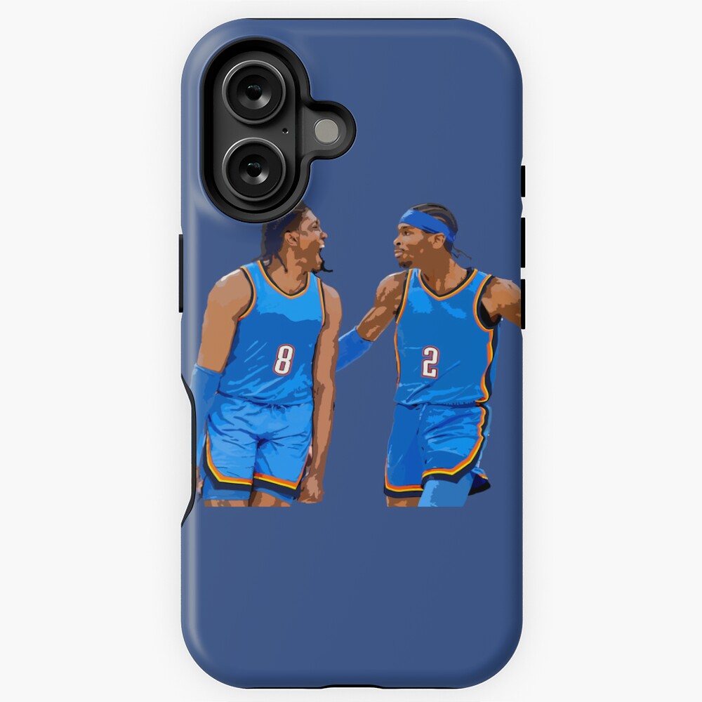 "Jalen Williams & Shai Gilgeous-Alexander" Sticker by raffrasta | Redbubble
