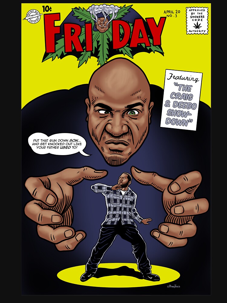 "Craig Vs Deebo" T-shirt by salamincheese | Redbubble | friday t-shirts ...