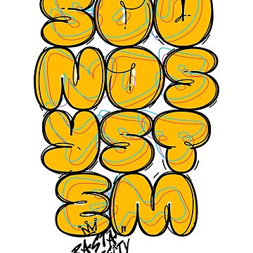 "Rasta University Sound System Graffiti Style Reggae" Sticker for Sale ...