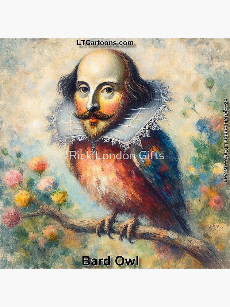 "Shakespeare And The Barred Owl" Photographic Print for Sale by ...