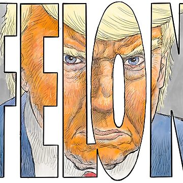 "The Felon" Sticker for Sale by Nick Anderson | Redbubble