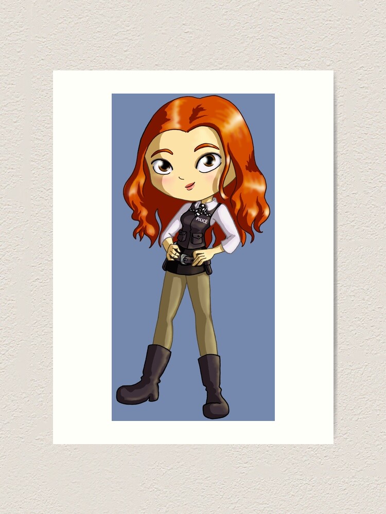 "Amy Pond Chibi" Art Print for Sale by thedustyphoenix | Redbubble