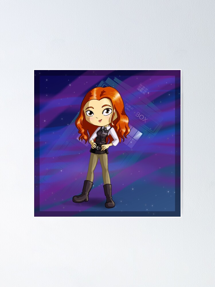 "Amy Pond Chibi" Poster by thedustyphoenix | Redbubble