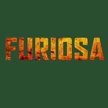 "Furiosa - Custom Logo" Sticker for Sale by David Šturm | Redbubble