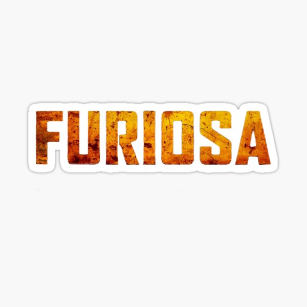 "Furiosa - Custom Logo" Sticker for Sale by David Šturm | Redbubble