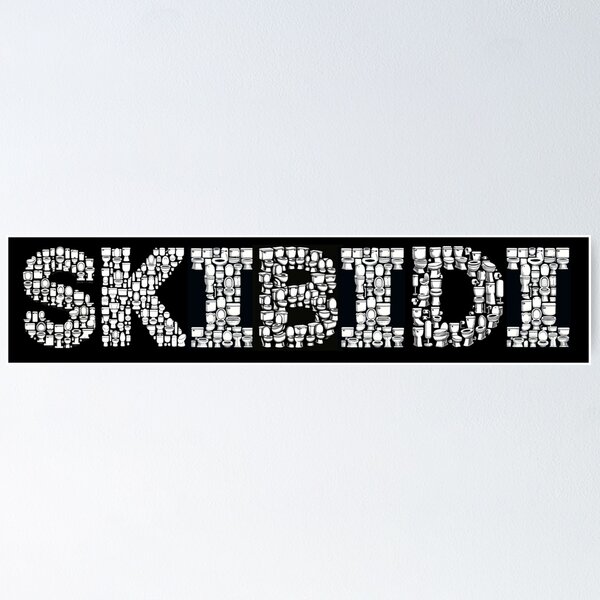 "Skibidi toilet" Poster for Sale by DumbArtDepot | Redbubble