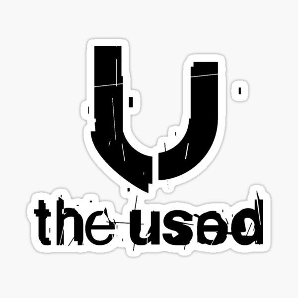 "The Used Band" Sticker for Sale by StreetArtiist | Redbubble
