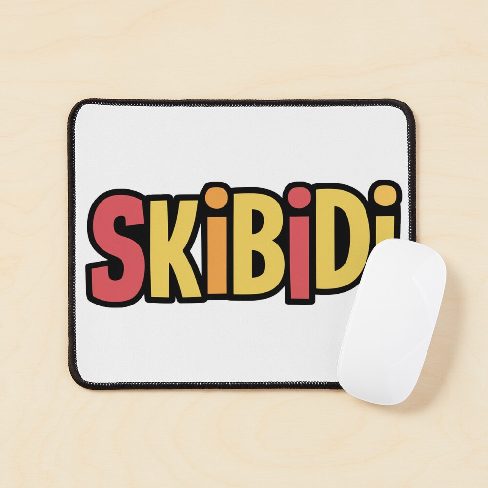 "Skibidi Bold Text" Sticker for Sale by FatGiantCat | Redbubble