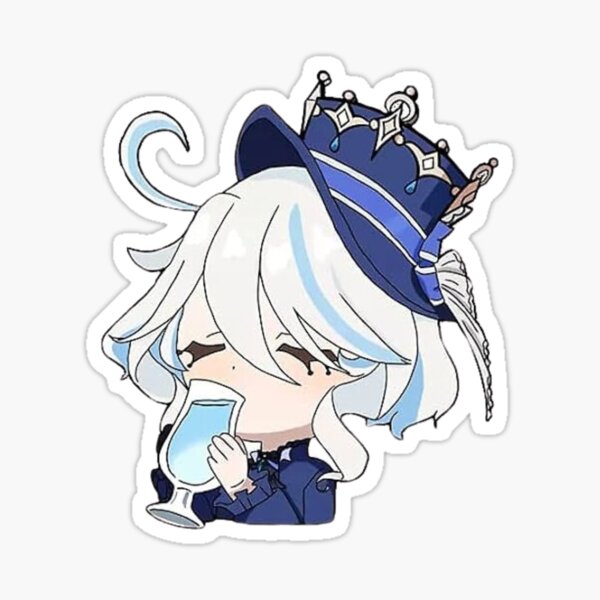 "Furina genshin impact｜furina genshin fanart ｜Decals Furina genshin ...