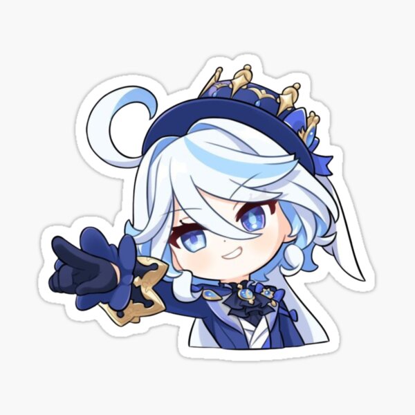 "Furina genshin impact｜furina genshin fanart ｜Decals Furina genshin ...