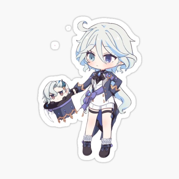 "Furina genshin impact｜furina genshin fanart ｜Decals Furina genshin ...