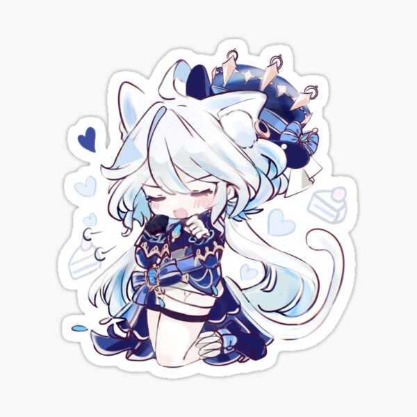 "Furina genshin impact｜furina genshin fanart ｜Decals Furina genshin ...