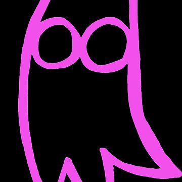 "Pink Opaque Ghost I Saw The TV Glow" Sticker for Sale by -interstellar ...