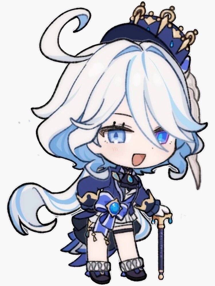 "Furina genshin impact｜furina genshin fanart ｜Decals Furina genshin ...