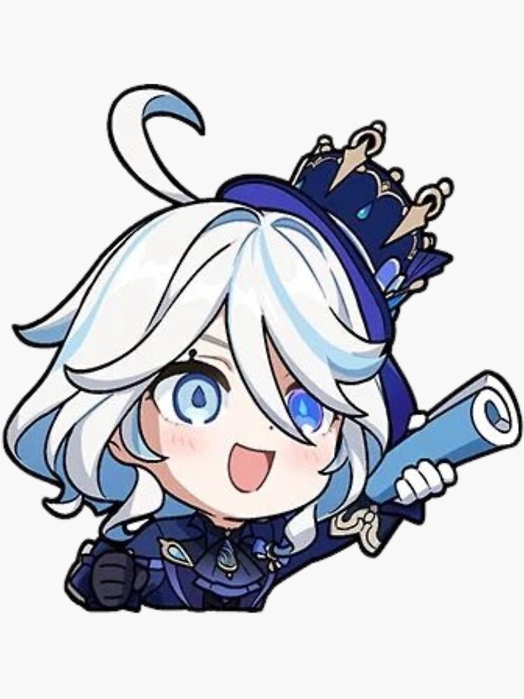 "Furina genshin impact｜furina genshin fanart ｜Decals Furina genshin ...