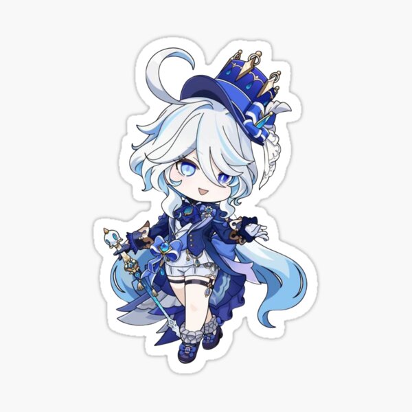 "Furina genshin impact｜furina genshin fanart ｜Decals Furina genshin ...