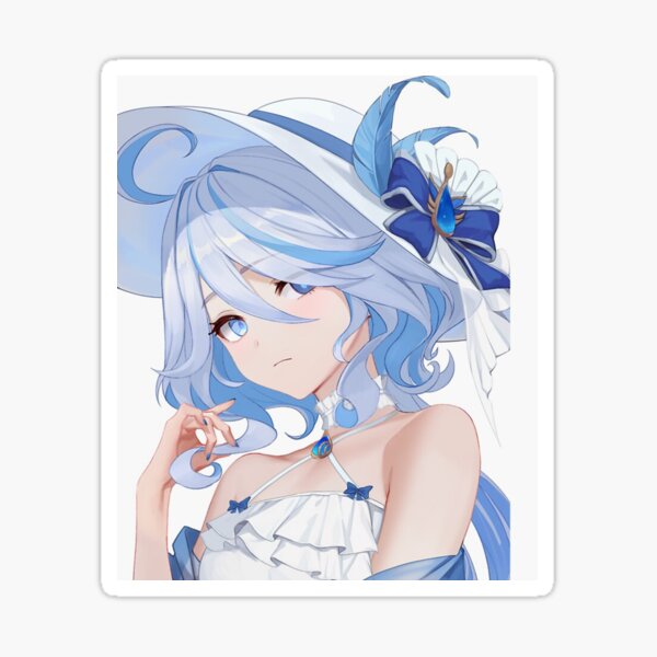 "Furina genshin impact｜furina genshin fanart ｜Decals Furina genshin ...
