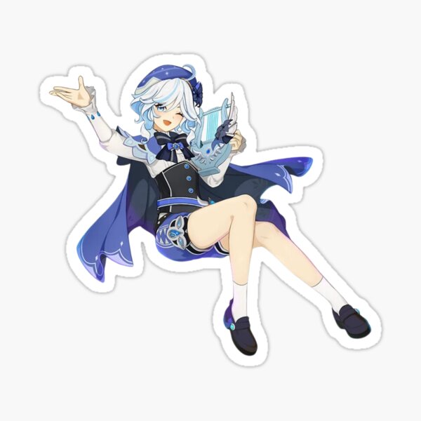 "Furina genshin impact｜furina genshin fanart ｜Decals Furina genshin ...