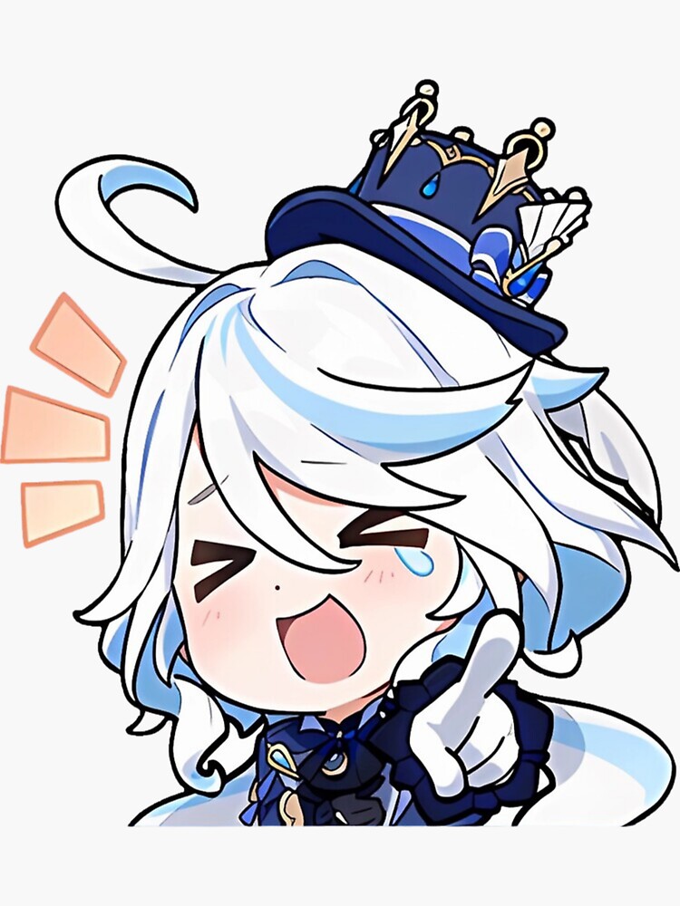 "Furina genshin impact｜furina genshin fanart ｜Decals Furina genshin ...