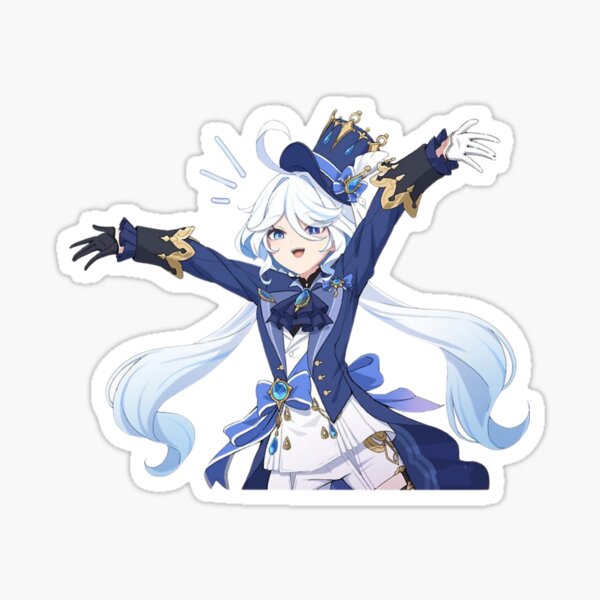"Furina genshin impact｜furina genshin fanart ｜Decals Furina genshin ...