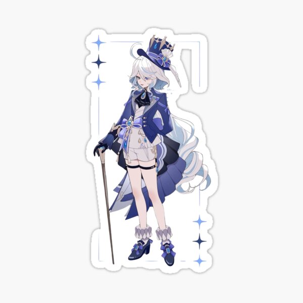 "Furina genshin impact｜furina genshin fanart ｜Decals Furina genshin ...