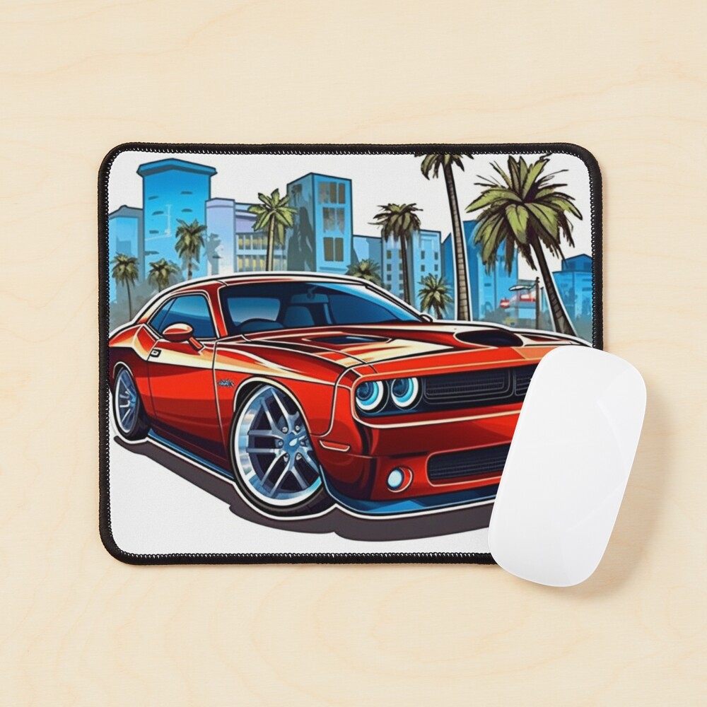 "Red Dodge Challenger Hellcat Scat Pack SRT Demon" Sticker for Sale by StreetRydz | Redbubble