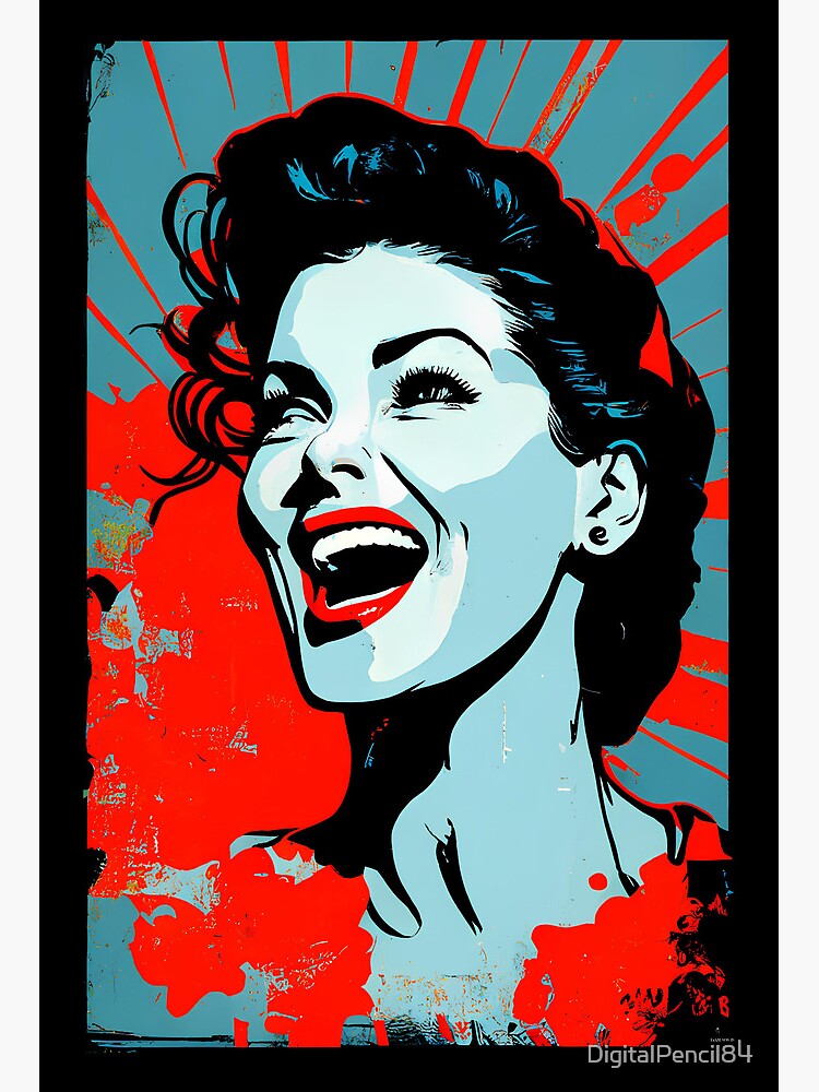 "24x36 Poster 24x36 Pop-Art Women Portrait" Art Board Print for Sale by ...