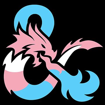 "Trans DnD Pride" Sticker for Sale by khalico | Redbubble