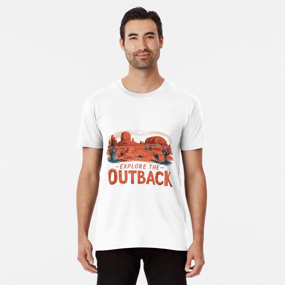 "Explore the Australian Outback Adventure" Sticker for Sale by behnay ...