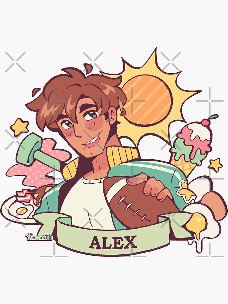 "Alex" Sticker by yanana-ua | Redbubble