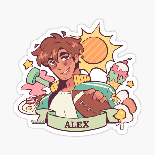 "Alex" Sticker by yanana-ua | Redbubble
