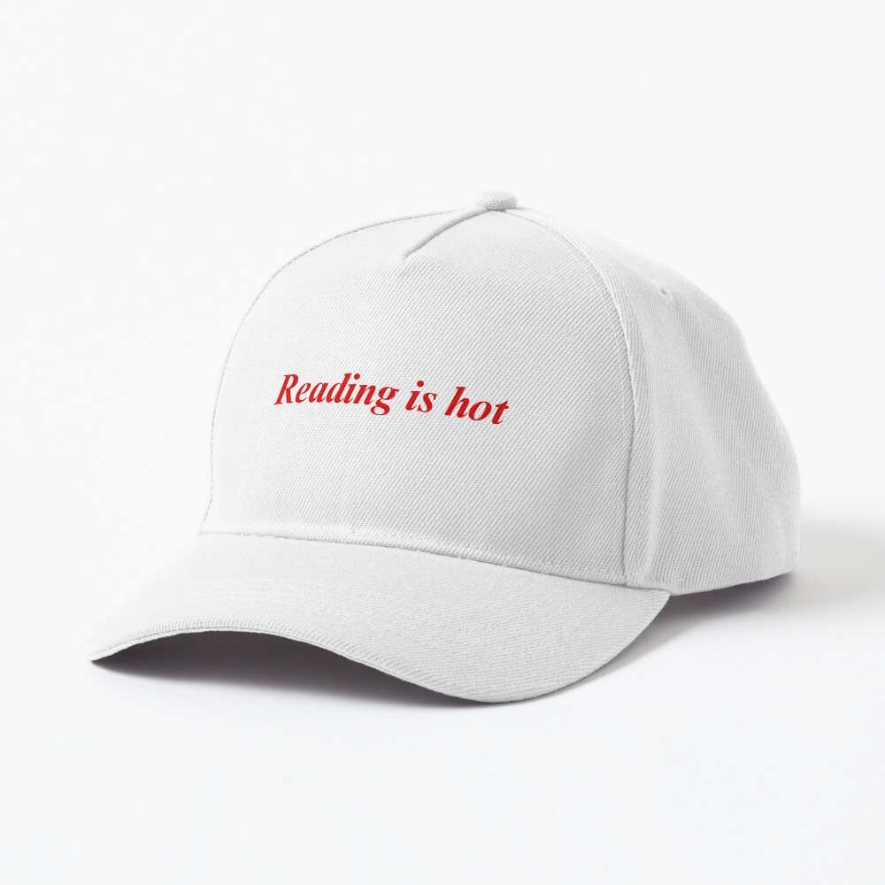 "Reading is hot " Sticker for Sale by Cheerhub | Redbubble