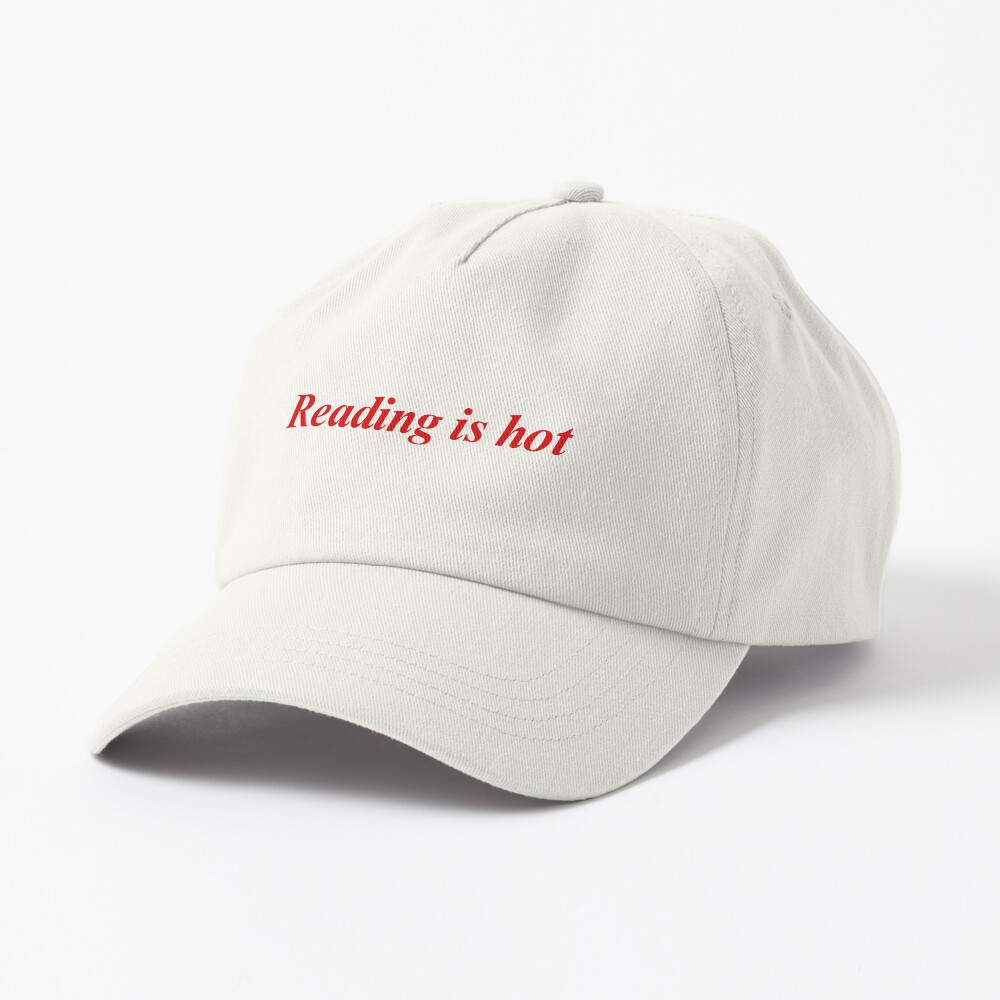 "Reading is hot " Sticker for Sale by Cheerhub | Redbubble