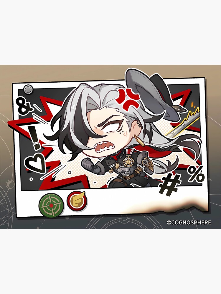 "Boothill Single-Panel Illustration - Honkai: Star Rail" Sticker for ...