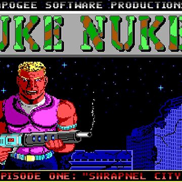 "Apogee Duke Nukem 1" Sticker for Sale by m0uth | Redbubble