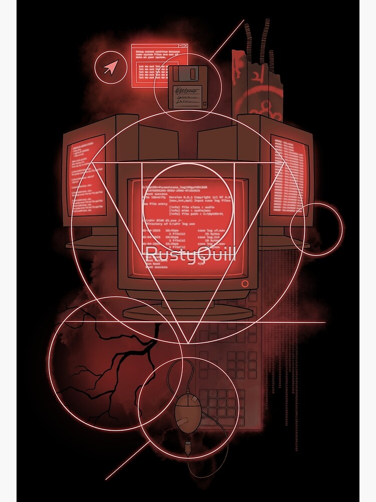 "The Magnus Protocol - Alchemy" Postcard for Sale by RustyQuill | Redbubble