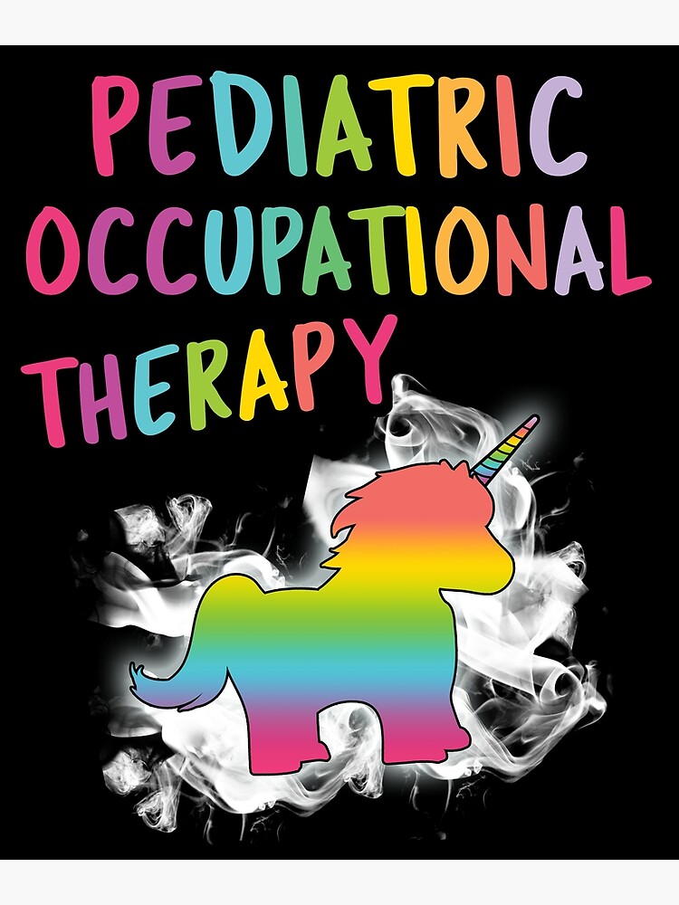 "Pediatric Occupational Therapy OT" Framed Art Print for Sale by ...