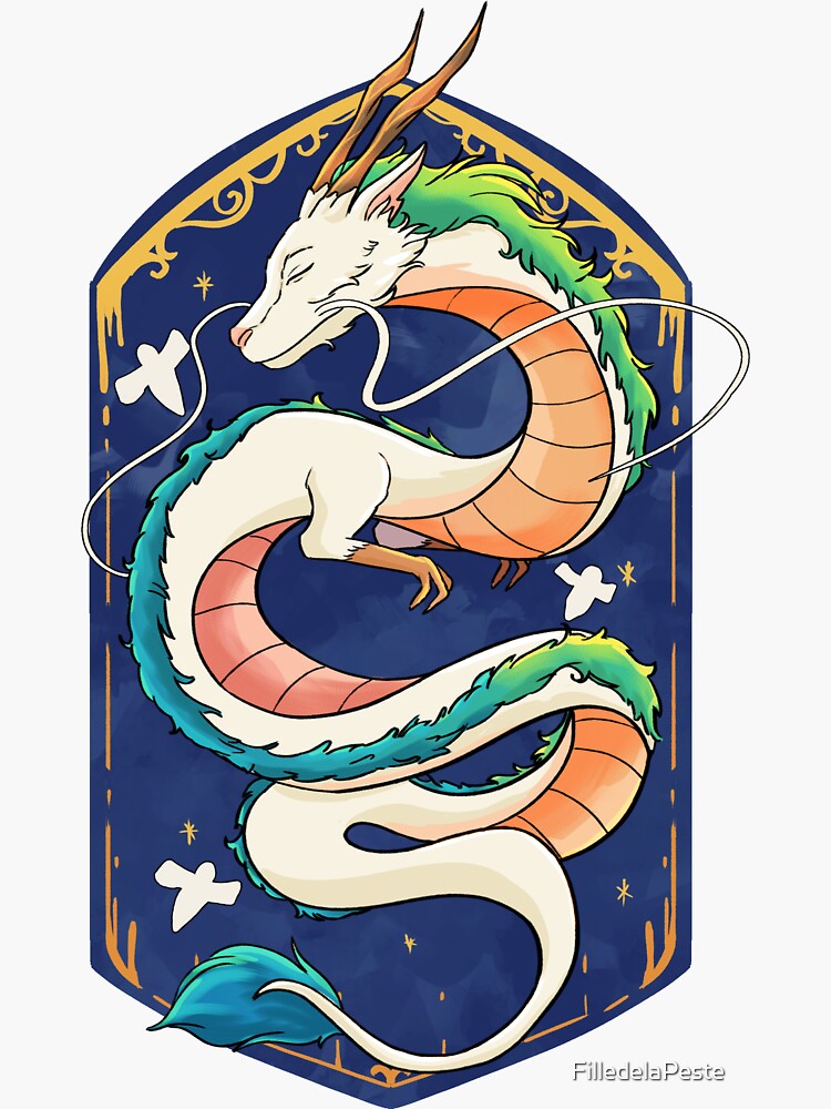 "Haku" Sticker by FilledelaPeste | Redbubble