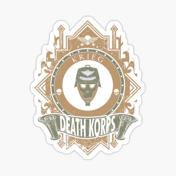 "KRIEG - CREST" Sticker for Sale by EscanV | Redbubble