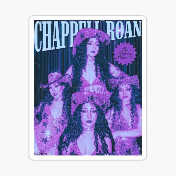 "Chappell Roan Collage Purple" Sticker for Sale by ELL3-4RCHIVE | Redbubble