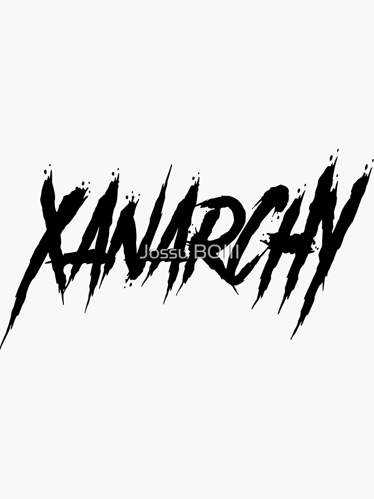 "xanarchy" Sticker for Sale by Gerad123 | Redbubble
