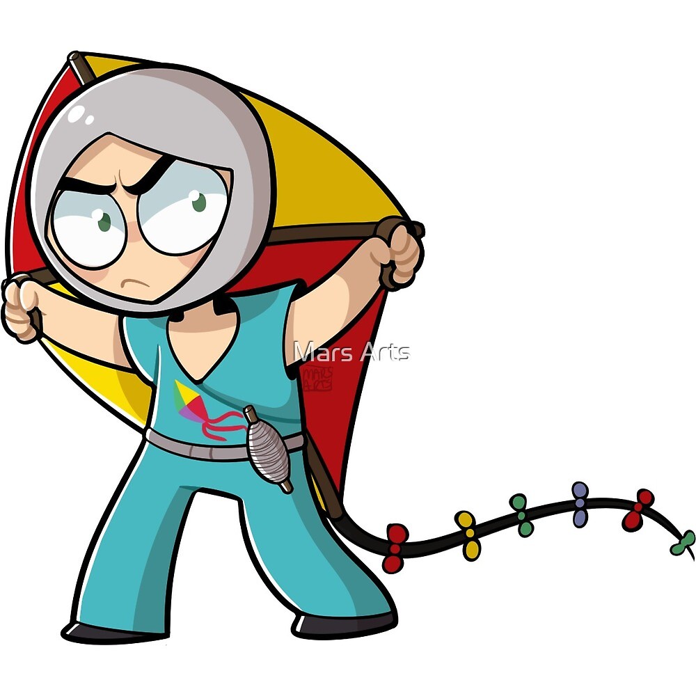 "South Park- Human Kite" by Mars Arts | Redbubble