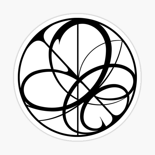 "aespa - Armageddon Symbol (Black)" Sticker for Sale by Positive | K4U ...